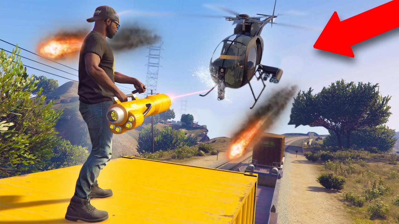 Can you protect the train from a robbery? | GTA 5 thug life #438