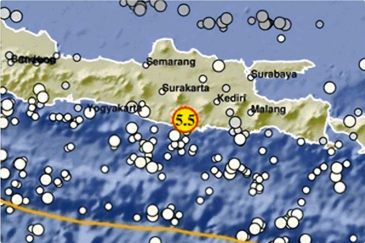 Pacitan Diguncang Gempa Magnitudo 5.5, Getara Terasa Hingga Malang