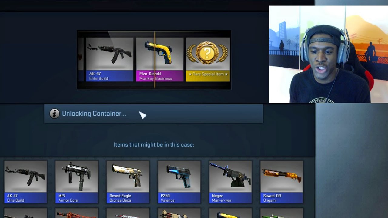 CS:GO case opening - Monkey Business!