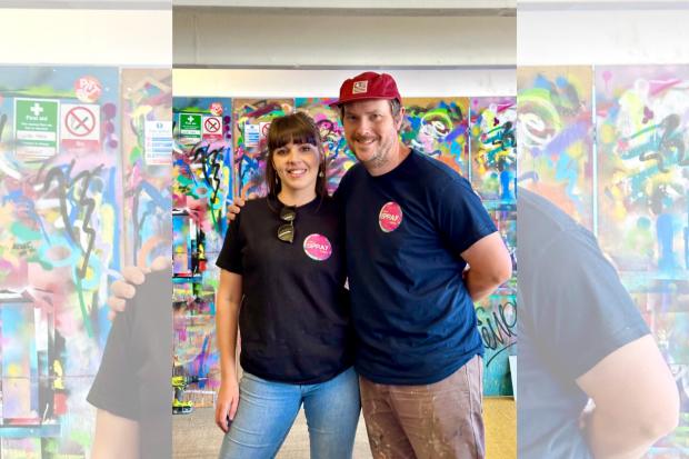 Three local artists received a share of £12,000 to 'brighten up' town ...