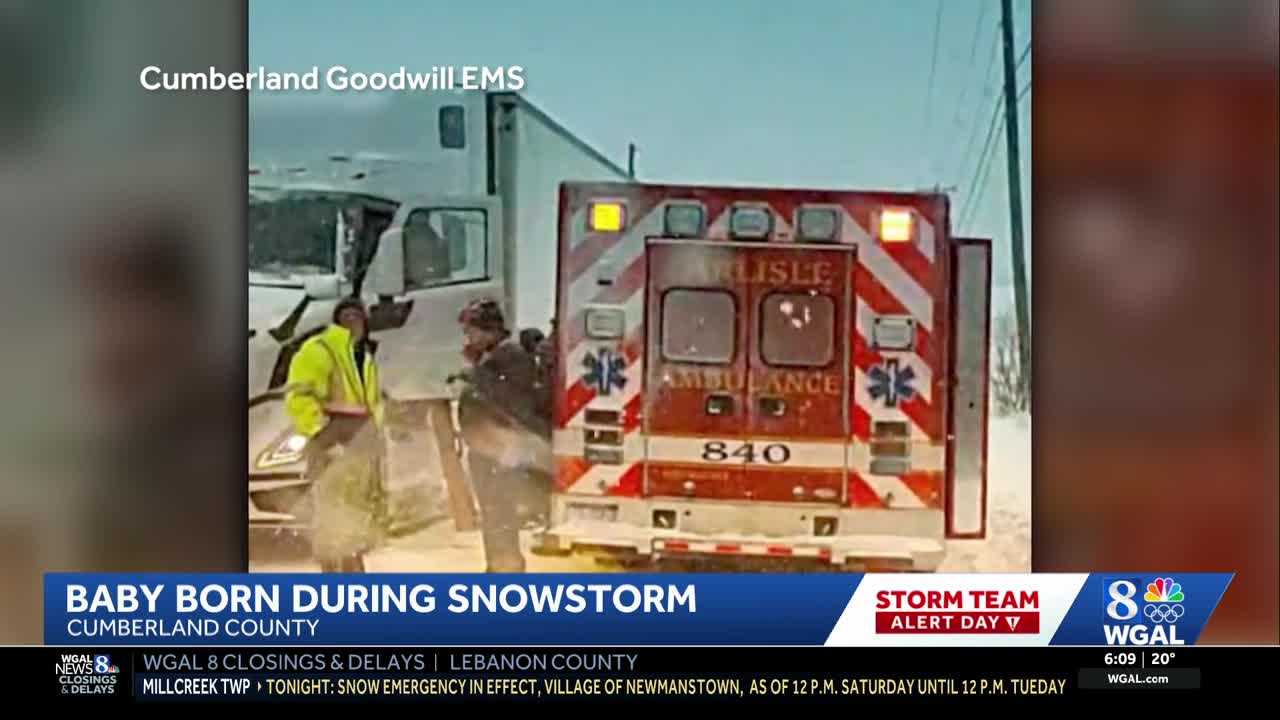 EMS personnel delivered a baby in a tractor-trailer during weekend ...