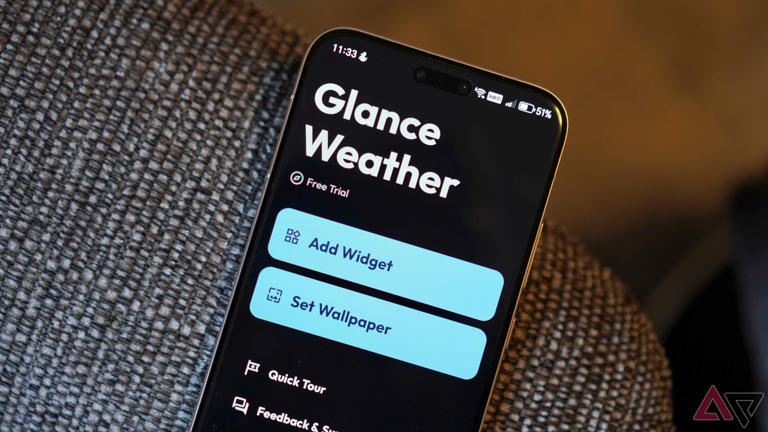 I really fell for this cool weather widget, and now I'm deleting it