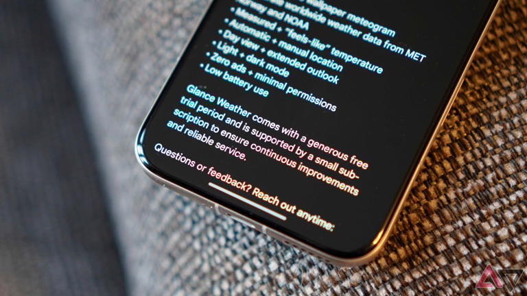 I really fell for this cool weather widget, and now I'm deleting it