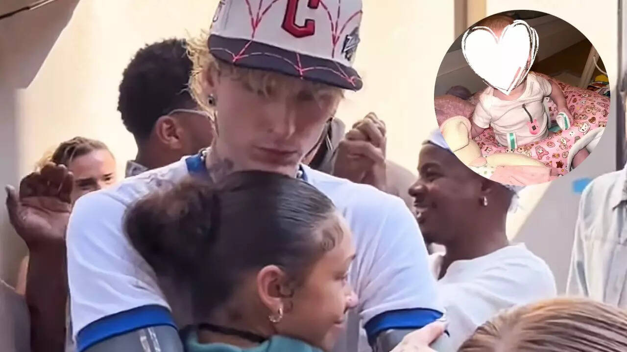 MGK shares sweet photo of baby Saga Blade bonding with daughter Casie ...