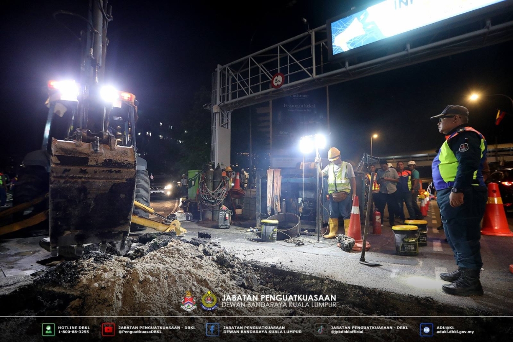 DBKL issues 11 compound notices to contractors in overnight road work ...