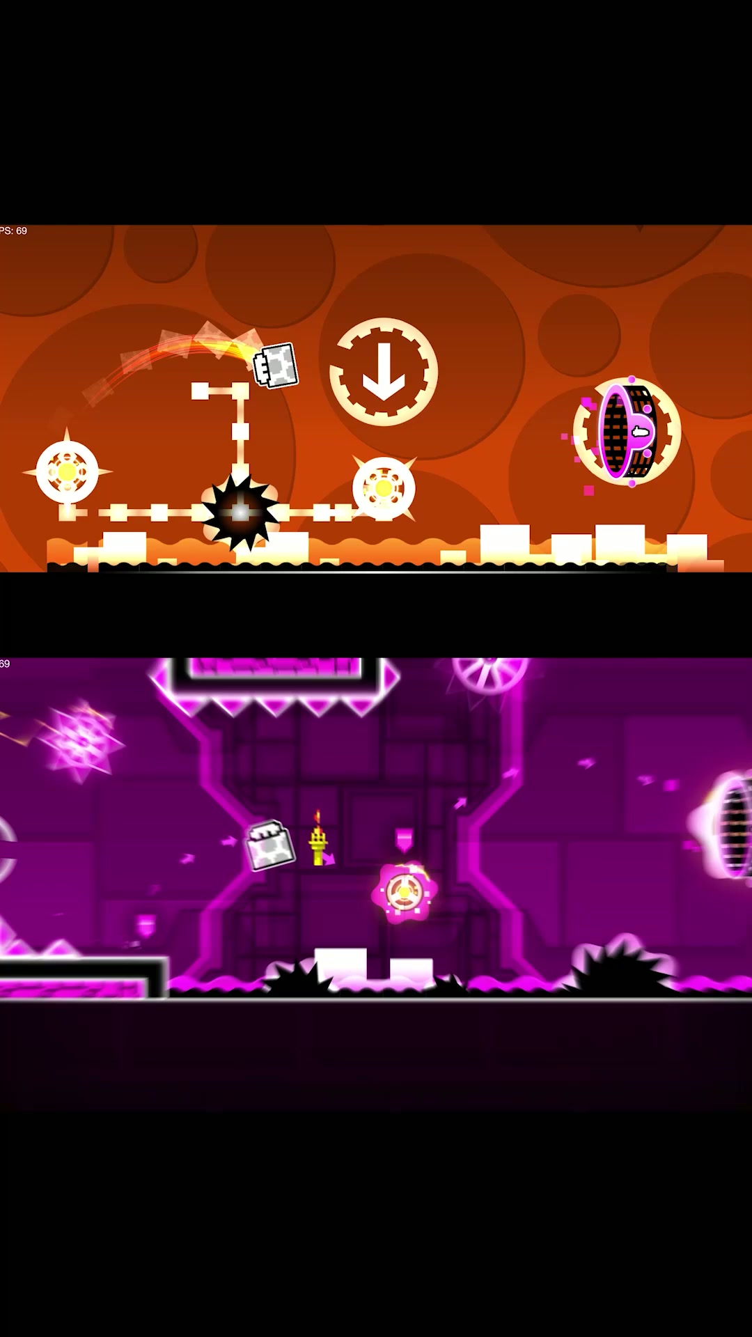 The end of the Electrodynamix level #shorts