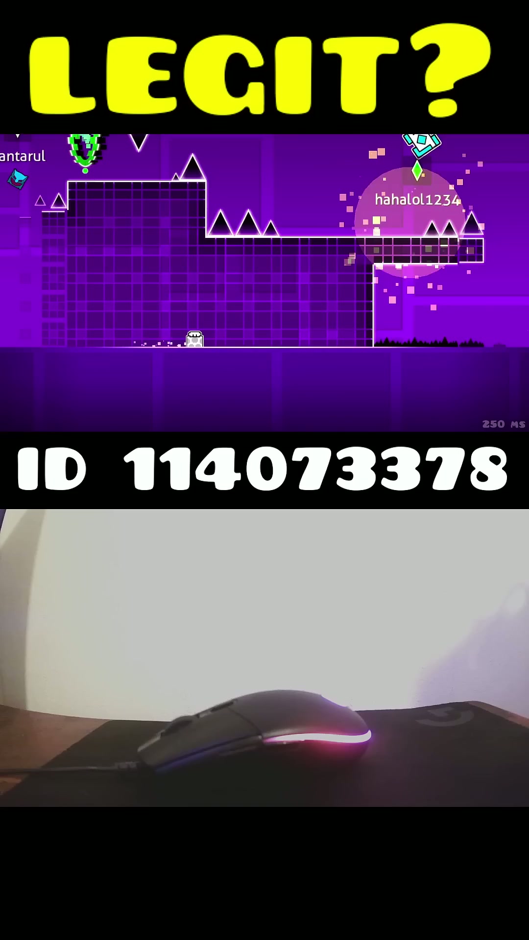 Hacker vs random madness 🤯☠️#gd #geometrydashplayer #gaming #deluxe12
