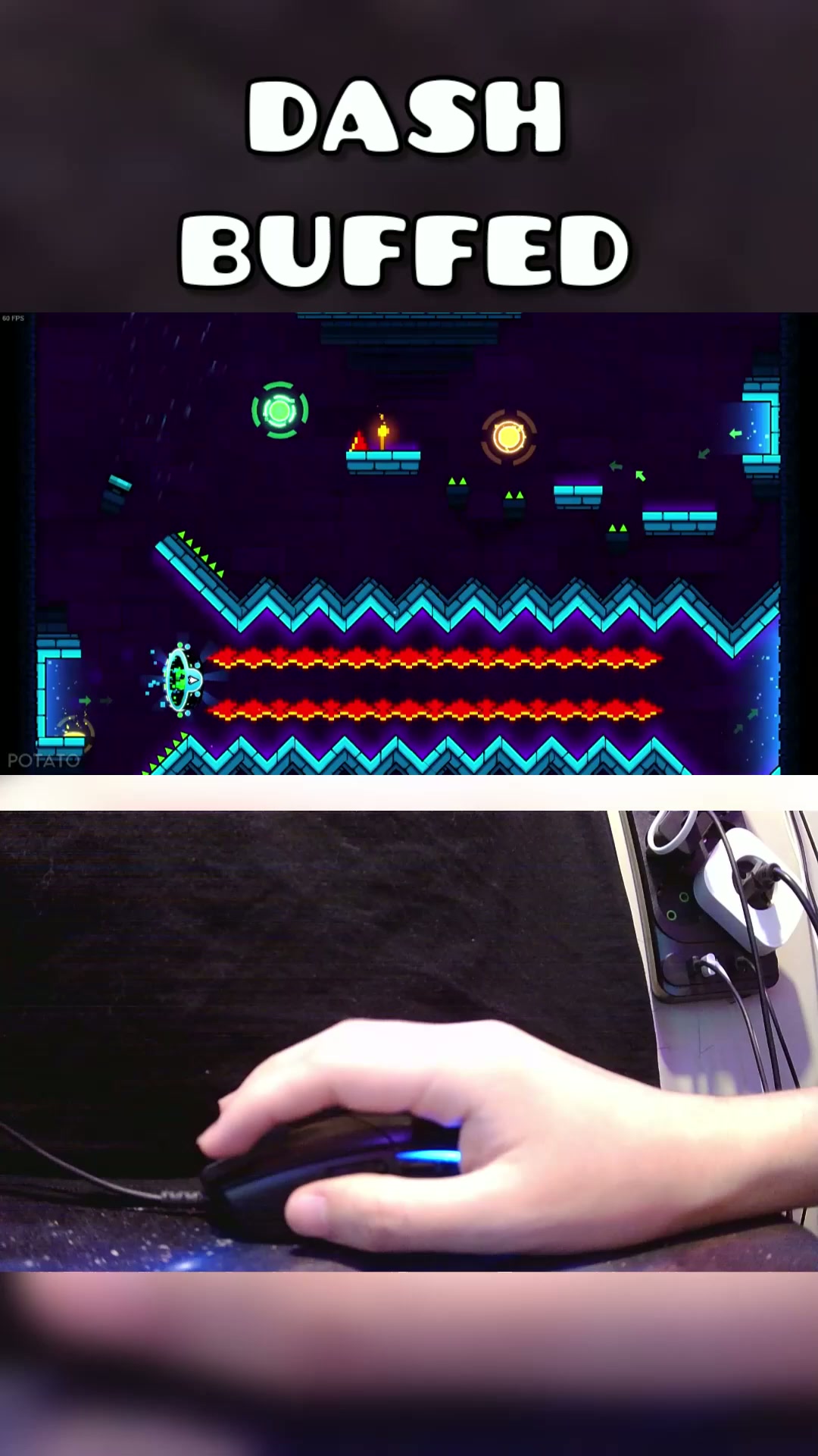 I hacked DASH 💀 #shorts #geometrydash