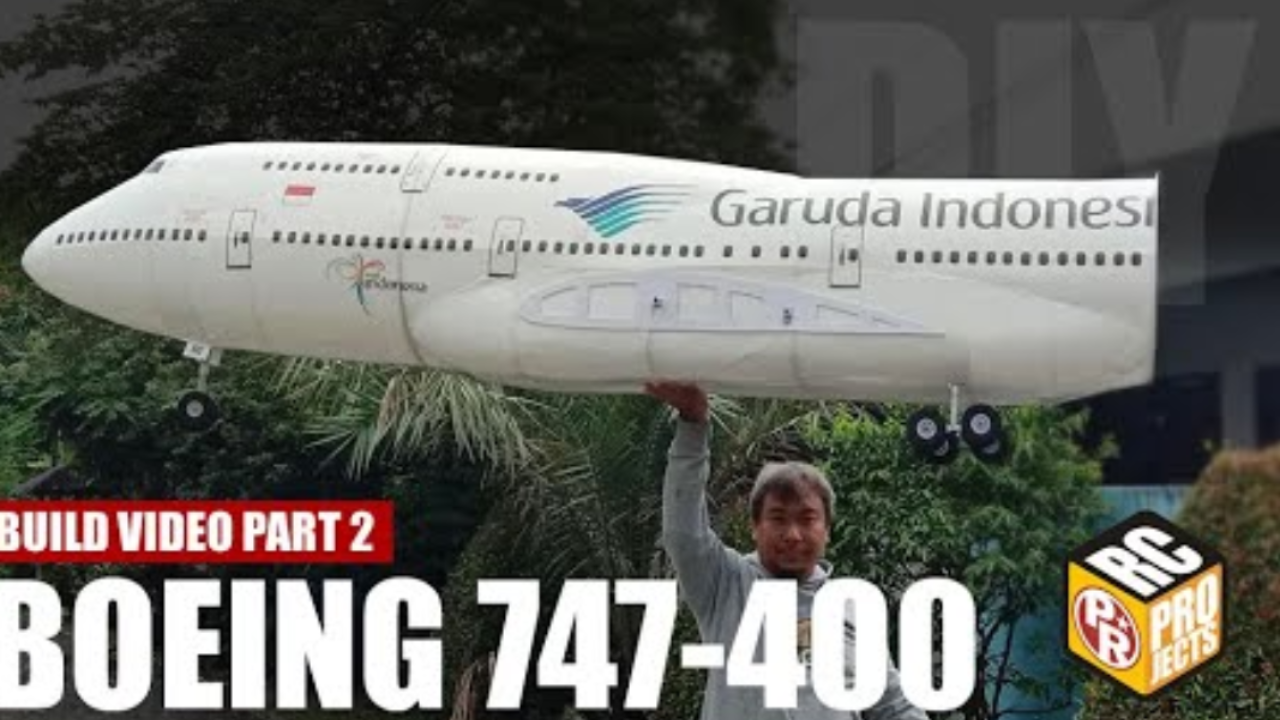 How to make a giant Boeing 747-400 RC plane (part 2)