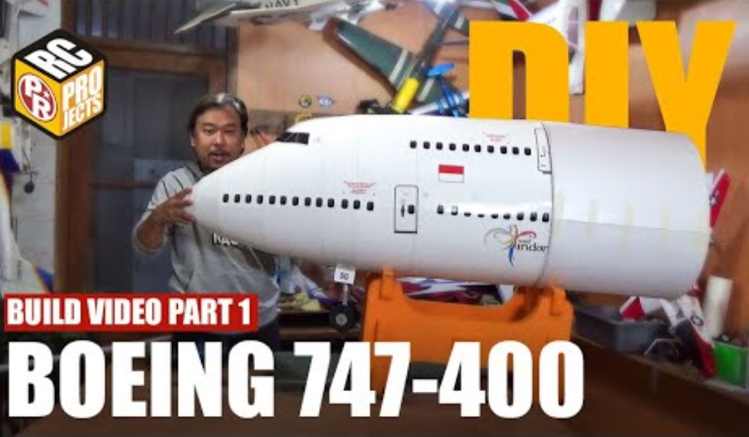 How to make a giant Boeing 747-400 RC plane (part 1)