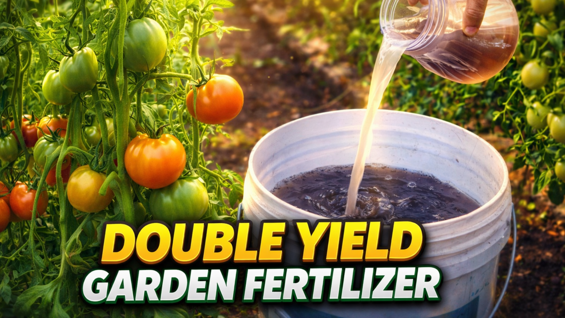 A simple homemade fertilizer that supports bigger harvests