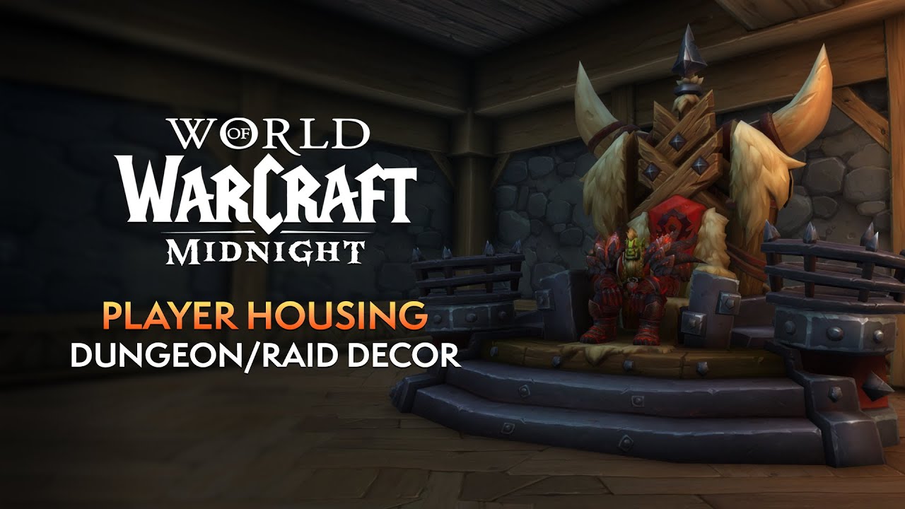 Player housing decor from legacy dungeons/raids in patch 11.2.7