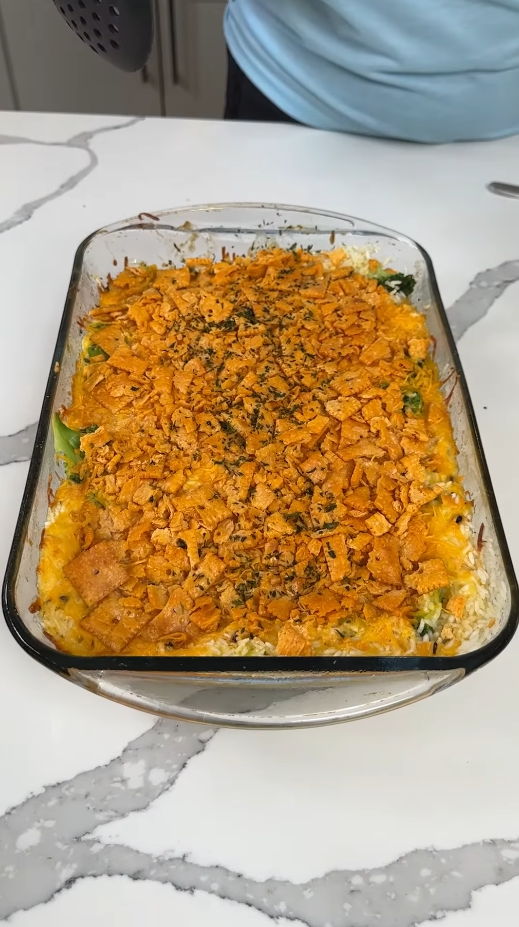 Easy chicken and rice bake