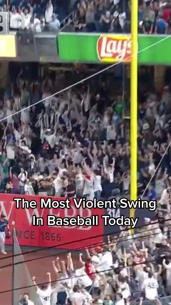 An excerpt from my most violent swings in the mlb today video. Who do...