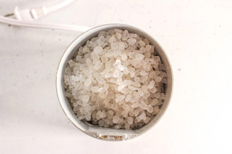 DIY sea salt scrub