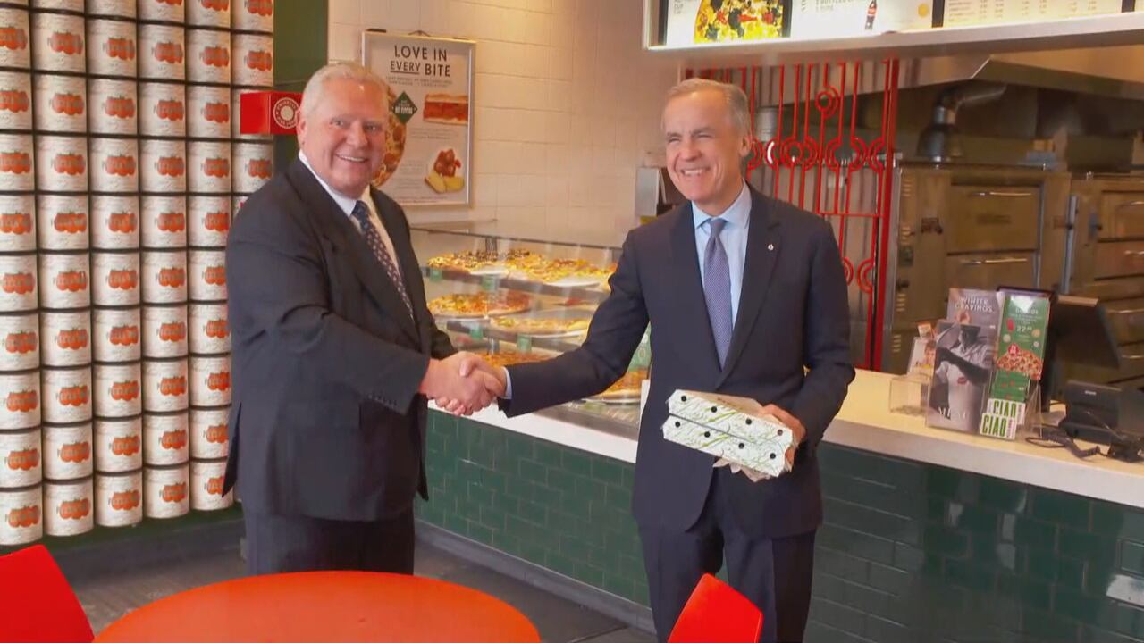 Premier Ford says 'we are a big family' as he meets PM Carney
