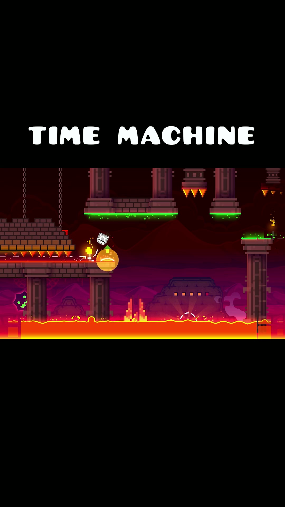 Dash really syncs with Time Machine - Geometry Dash 2.2 #shorts