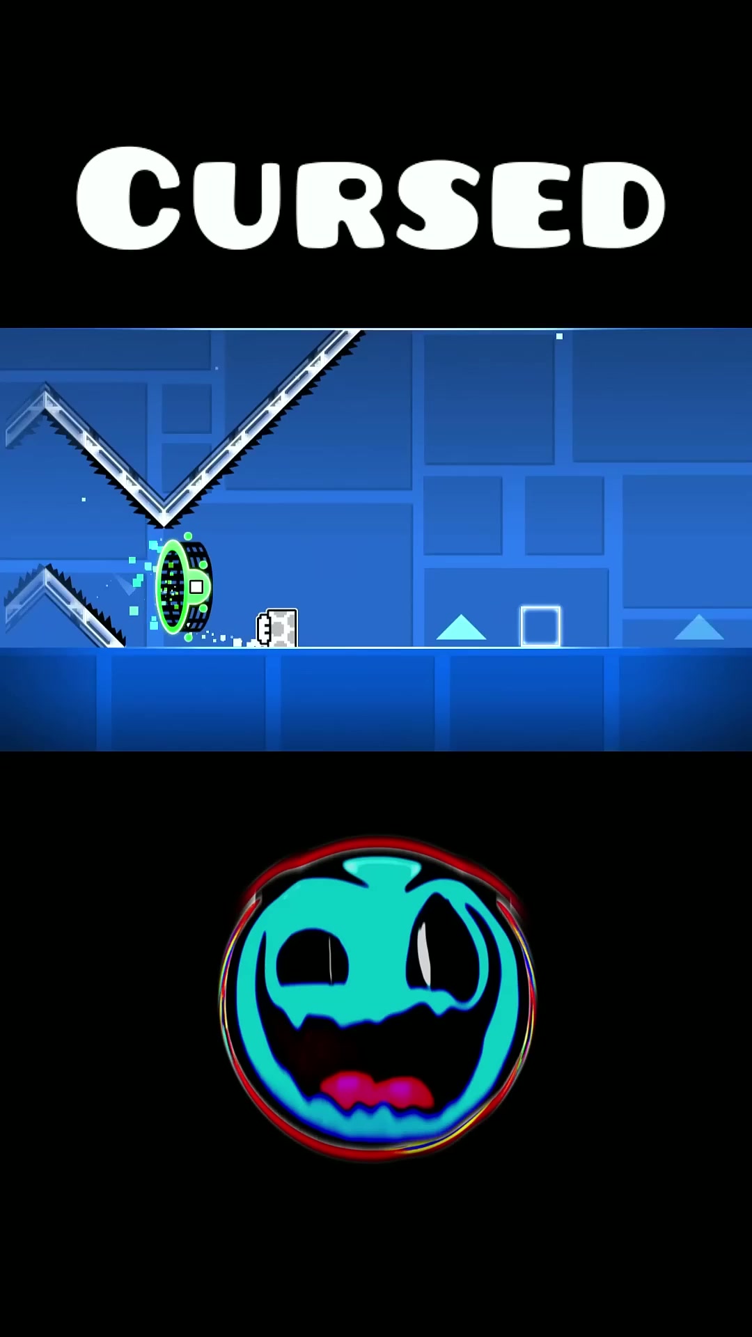 Geometry Dash 2.2 cursed #shorts #deluxe12