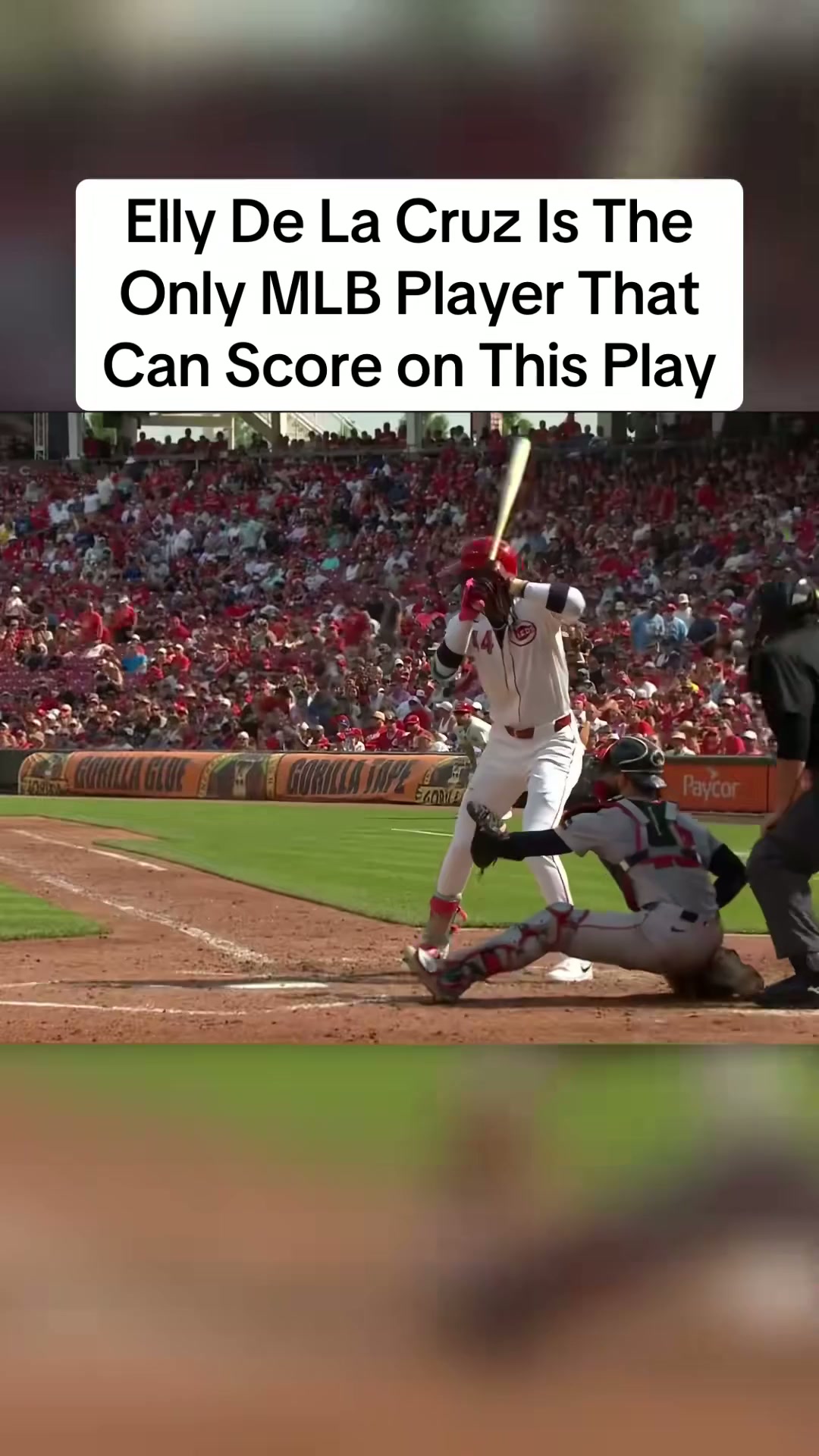 Bro scored on a routine grounder to the pitcher 👽 #MLB #baseball #mlb
