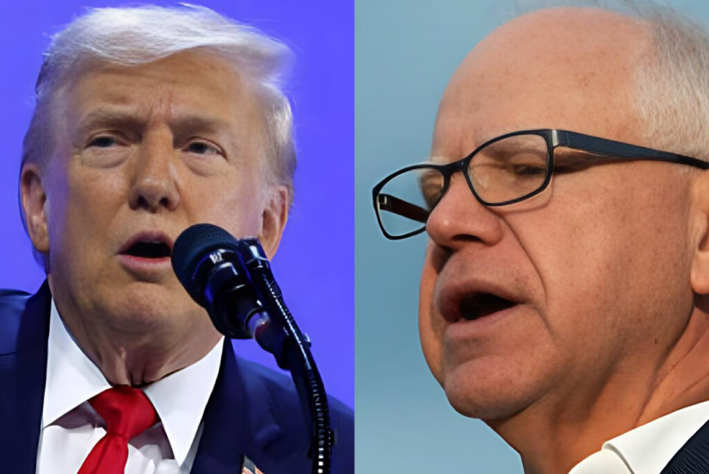 Donald Trump says Tim Walz called him to request that they work ...