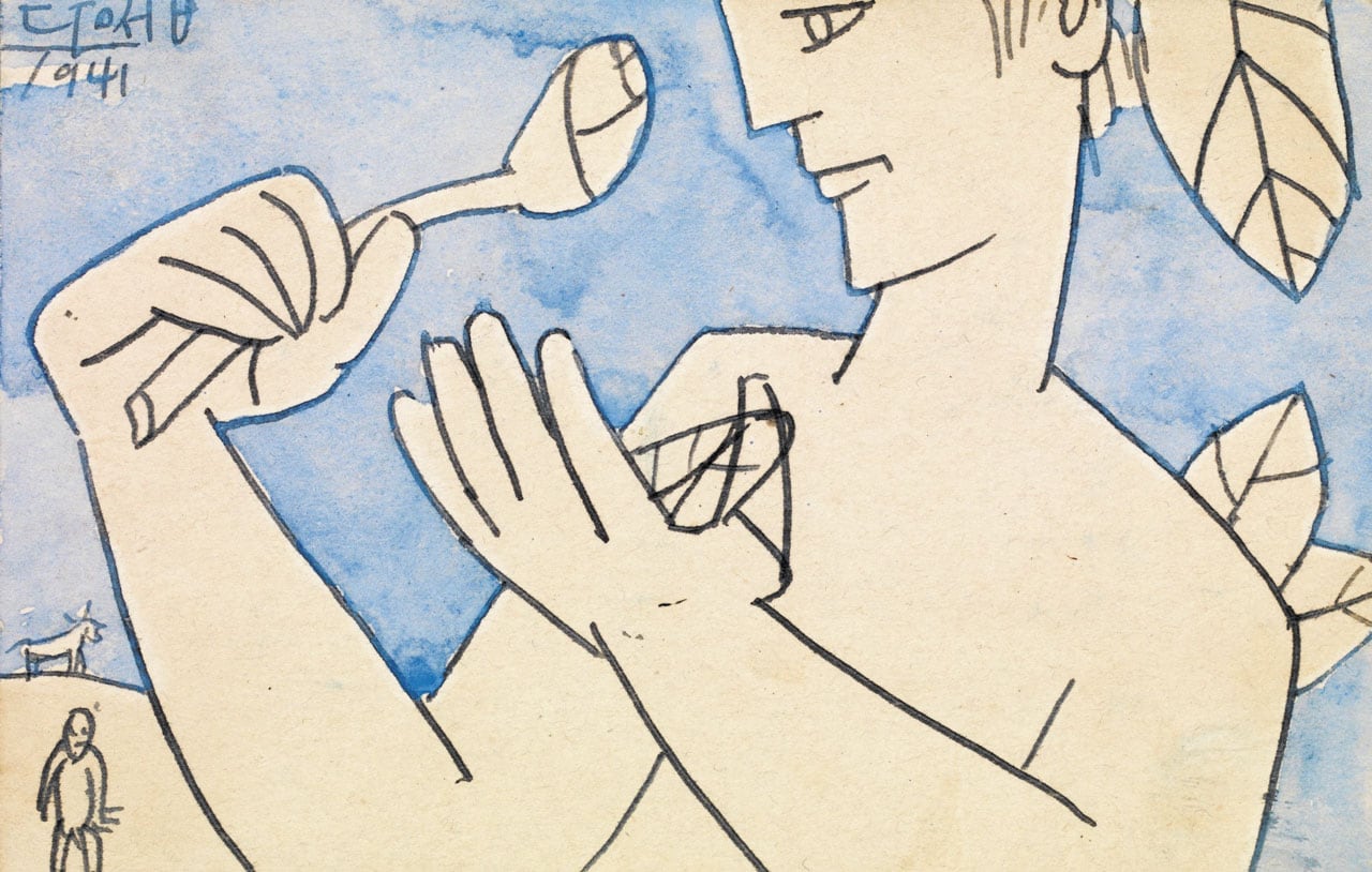 Lee Jung-seop exhibition celebrates family love, 110th anniversary