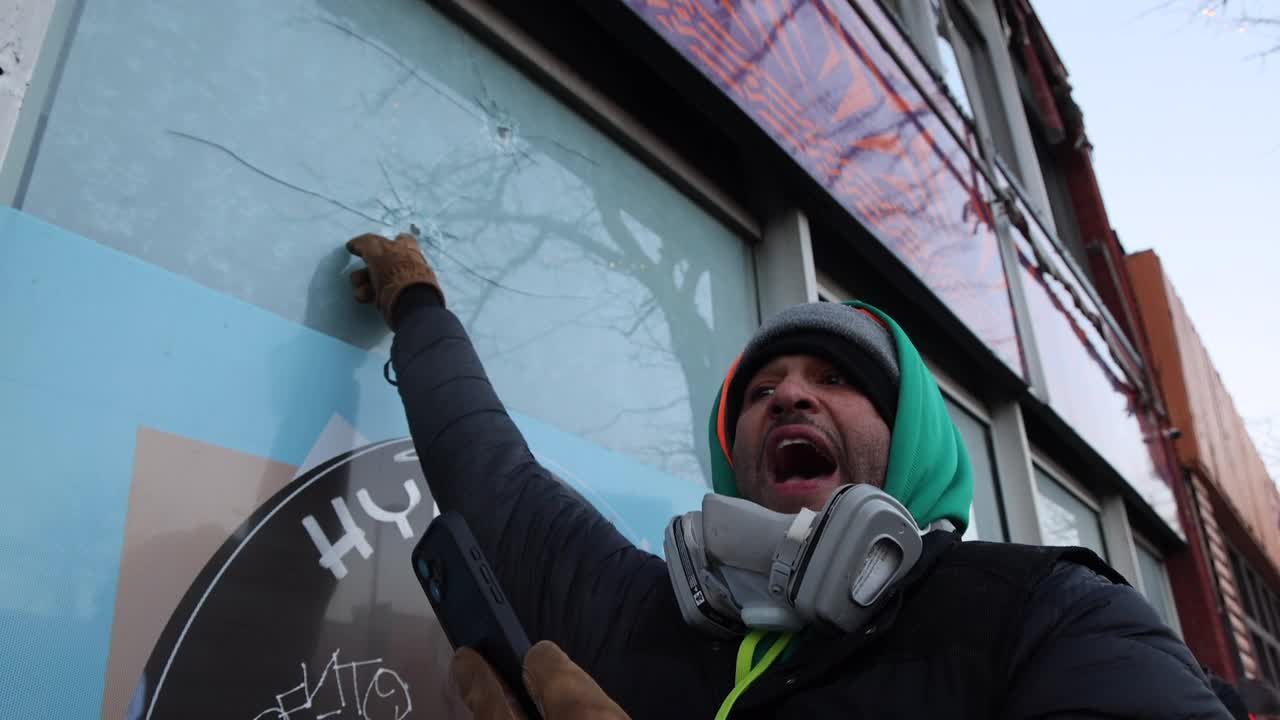 THE BUILDING WHERE BULLET WAS DISCOVERED FROM WHERE ICE SHOT PRETTI