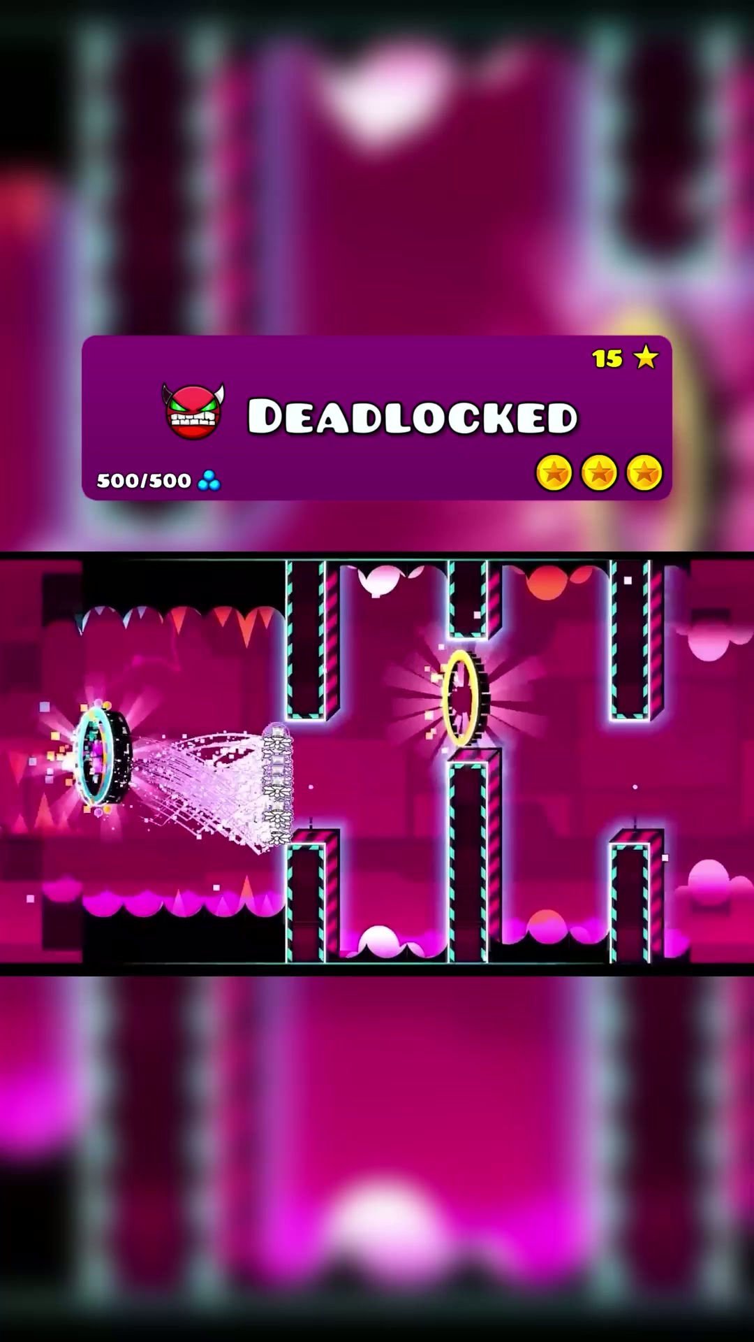 I broke Deadlocked Geometry Dash 2.2 #shorts #geometrydash