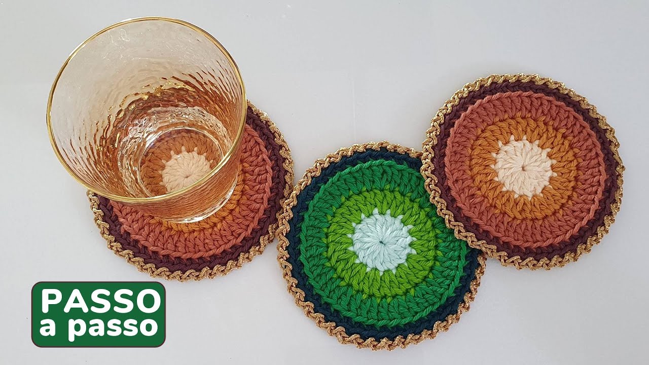 Descanso de copos | Porta-copos passo a passo