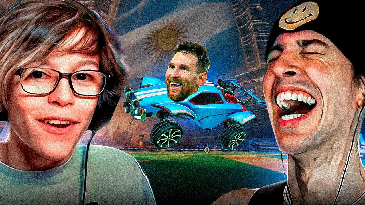 Messi auto en Rocket League