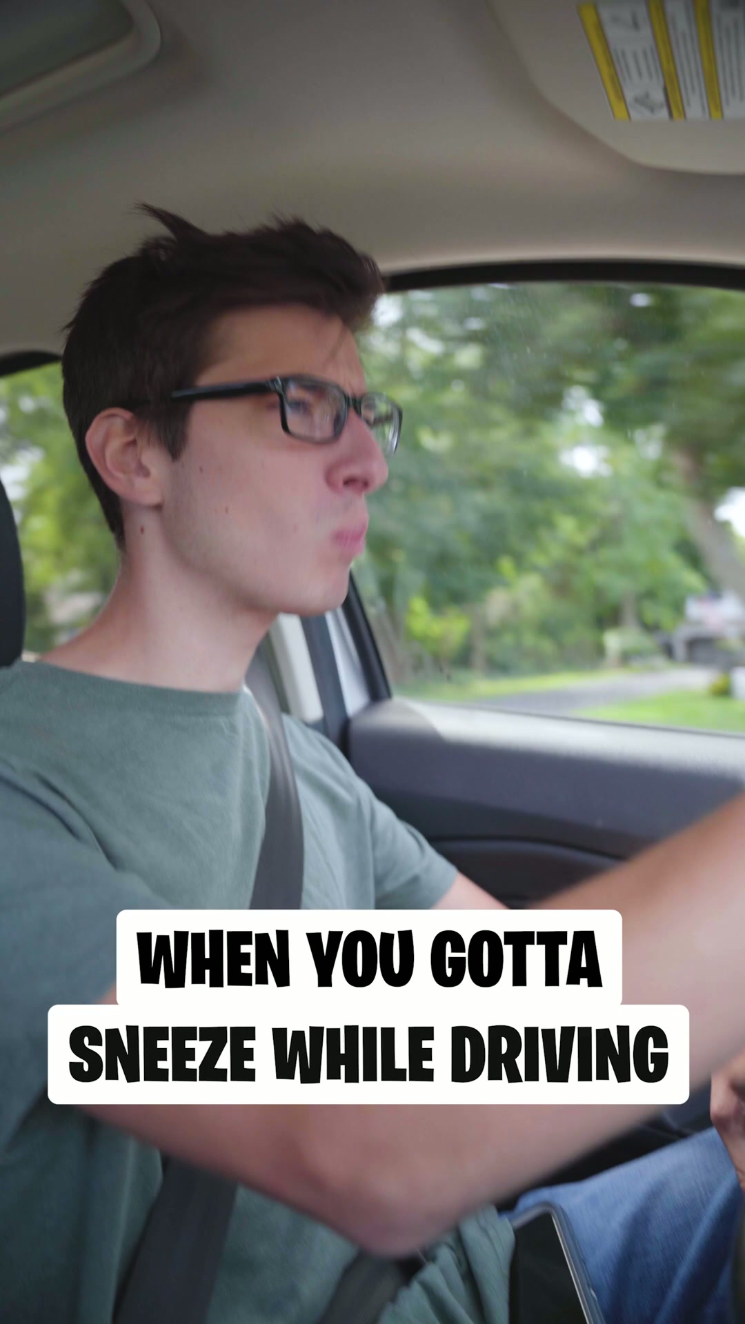 Why you can't sneeze while driving