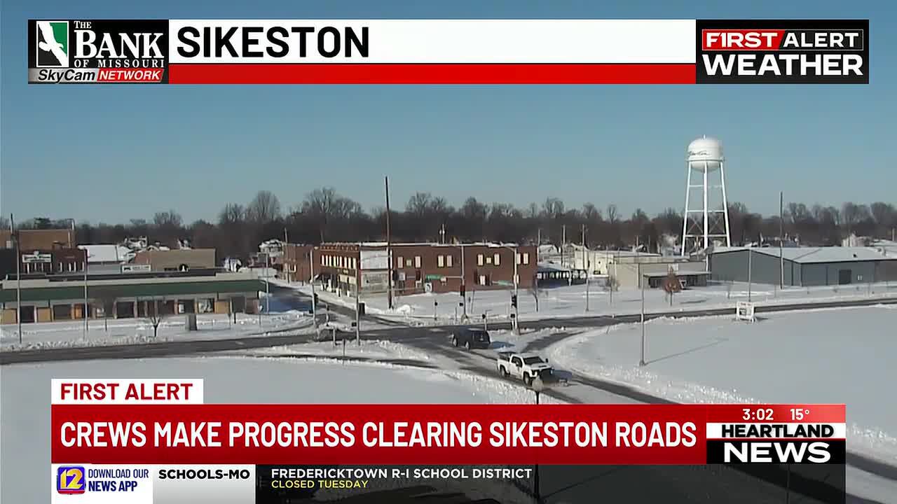 Sikeston official provides update on road clearing progress