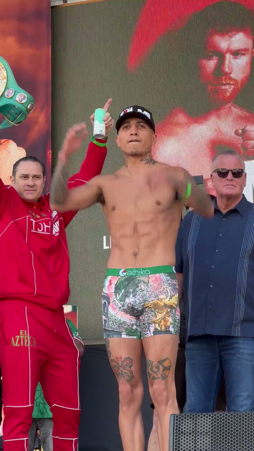 Mario Barrios full weigh-in for Fabian Maidana fight, co-main to Canelo ...