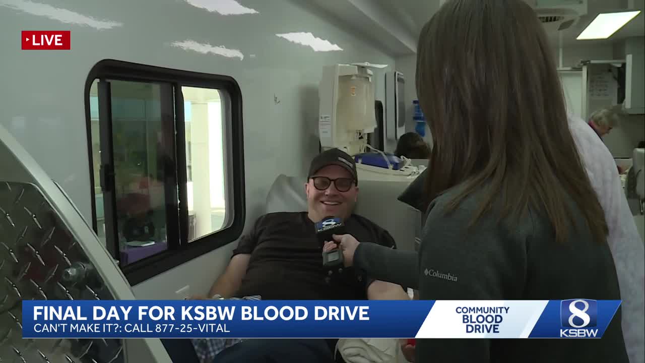 KSBW 8 community blood drive draws donors amid critical blood shortage