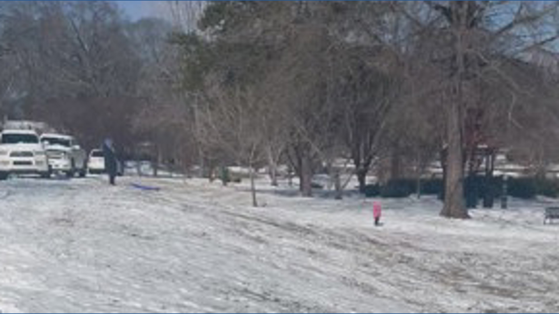 Sledders in Alamance County