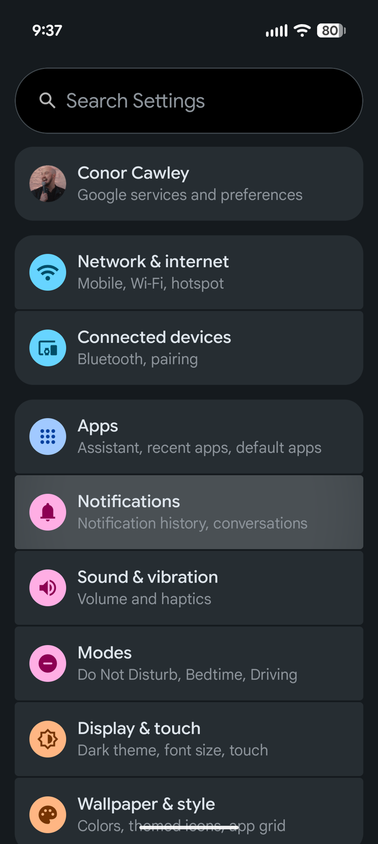 The new notification organization in Android 16 has changed my life