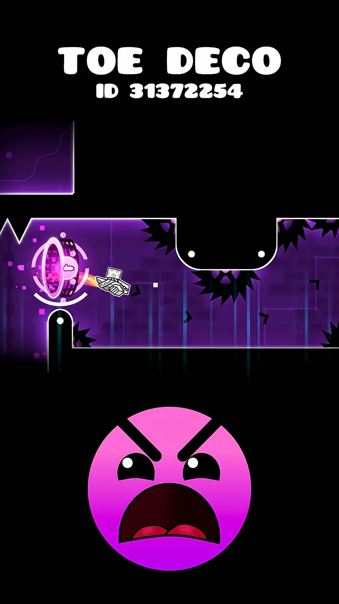 Toe Deco challenge gone wrong #geometrydash #gd