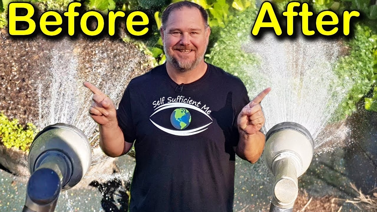 Easy way to unblock hose spray nozzle or garden wand sprayer