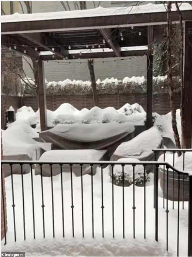 Emily Ratajkowski braves blizzard in crop top for snowstorm happy hour