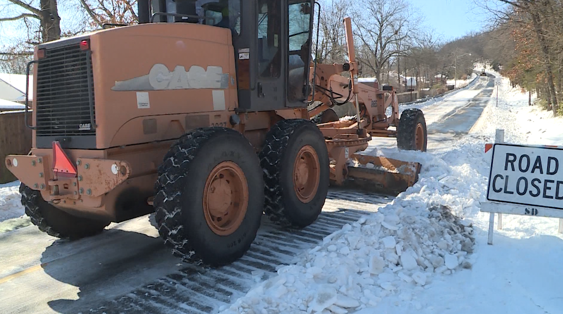 Fort Smith crews tackle icy roads as refreezing threat looms