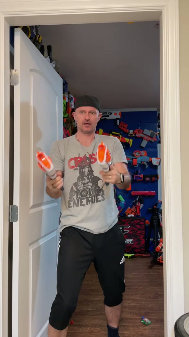 Modified NERF Strongarms | MacDannyGun #shorts