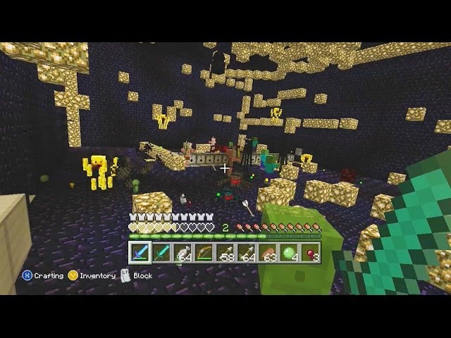 Minecraft w/ my little brother - mini games! (Mob Mayhem + TNT Run!)