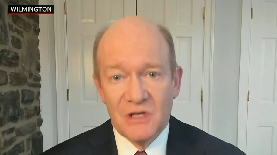 'This harms our reputation around the world': Sen. Chris Coons condemns ...