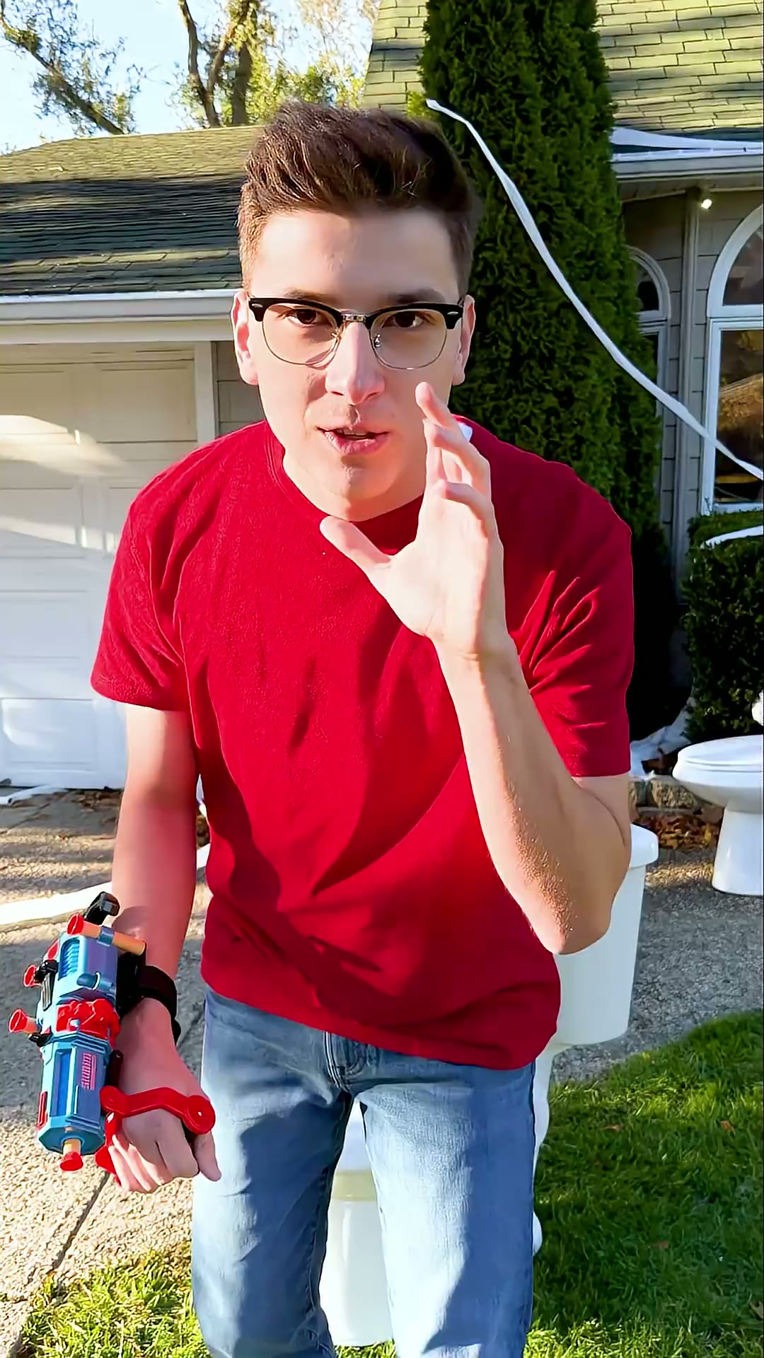 Skibidi toilet IRL prank 😂