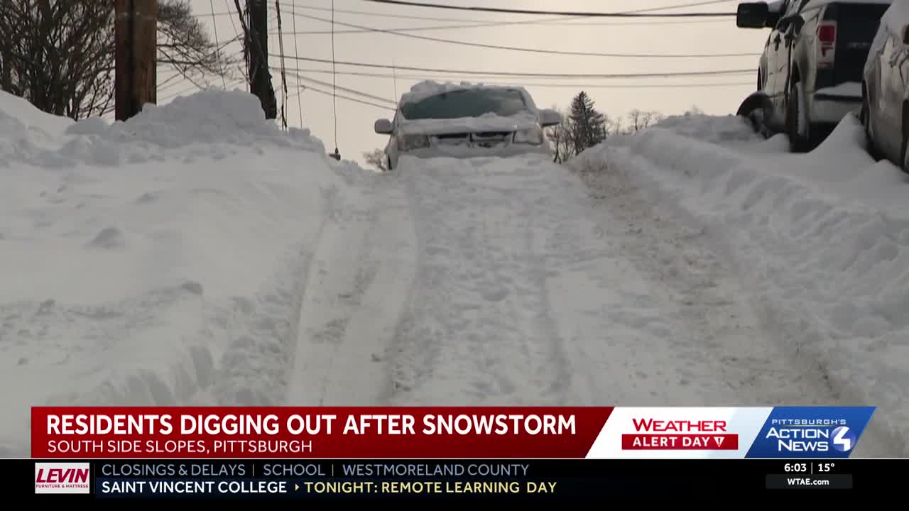 Snow storm leaves some residents stranded in neighborhoods with some of ...