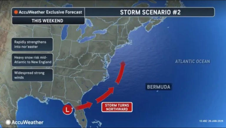 New winter storm path shows more intense one may be on its way to US
