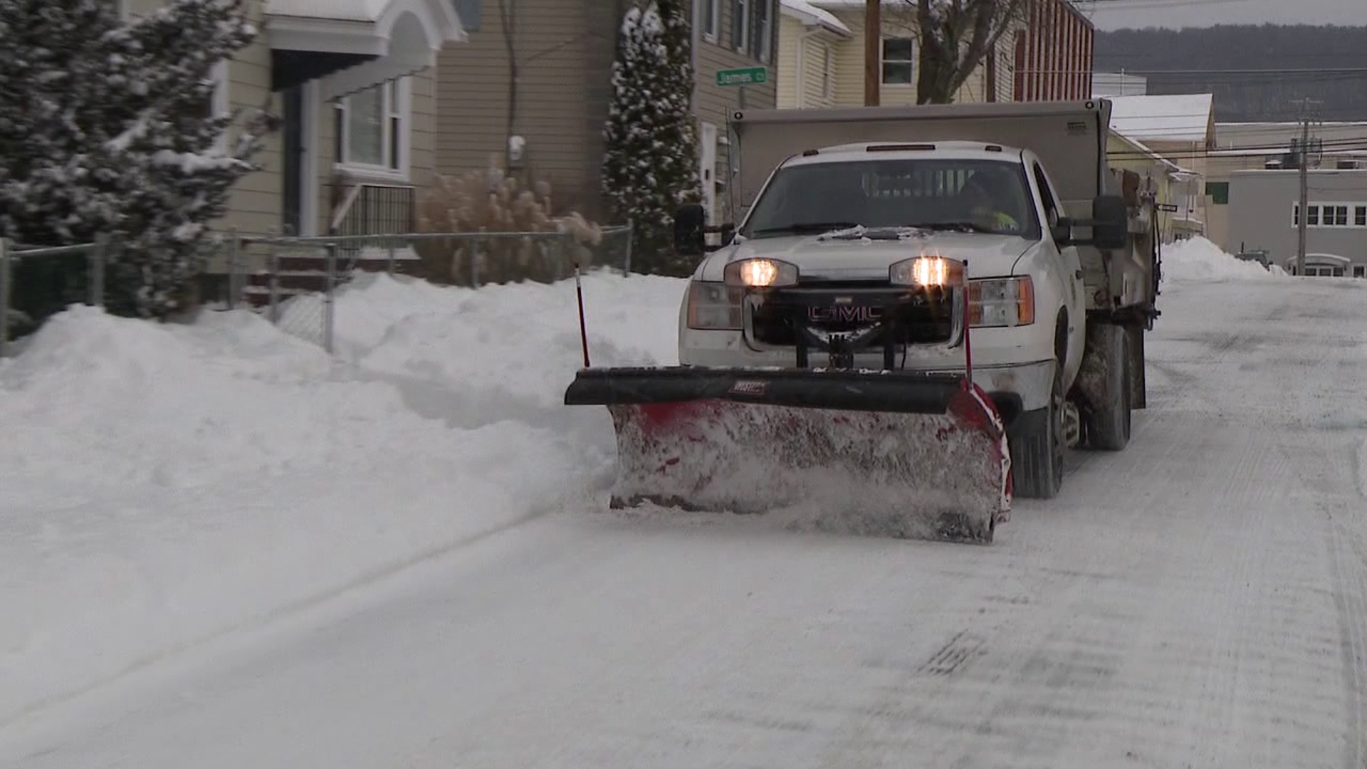 Danville tackles aftermath of weekend's heavy snowfall
