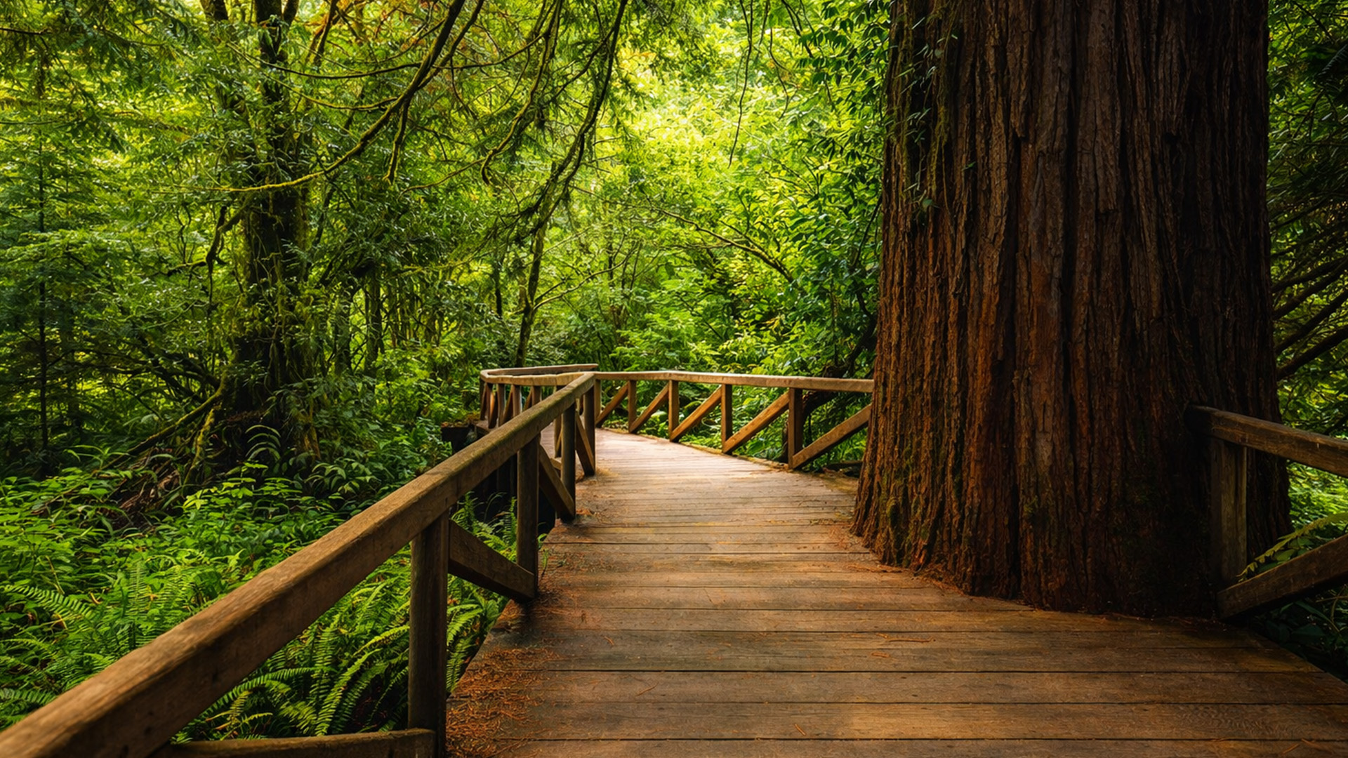 James Irvine Trail Redwood National Park scenic hike (4K)