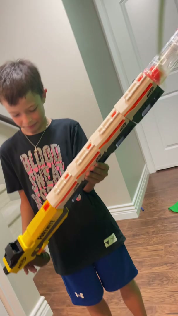 Nerf Fortnite gun mod #shorts
