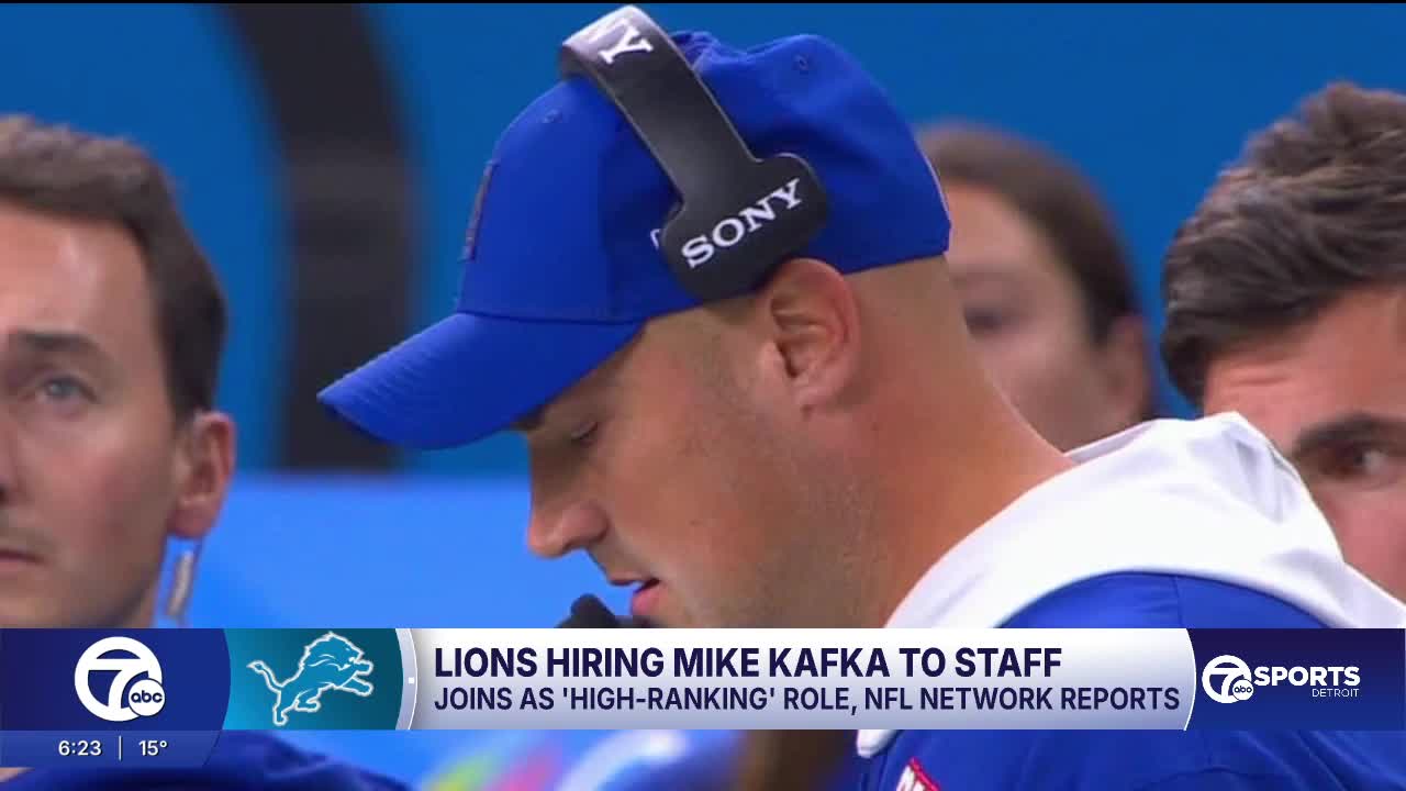Lions adding Mike Kafka to offensive staff, per reports