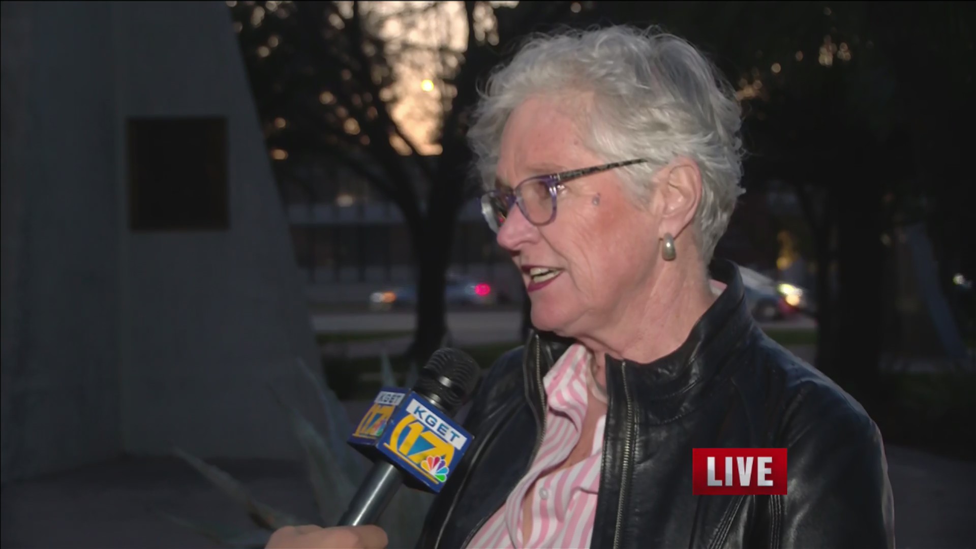 Kern County protesters gather at Liberty Bell to demand action against ICE